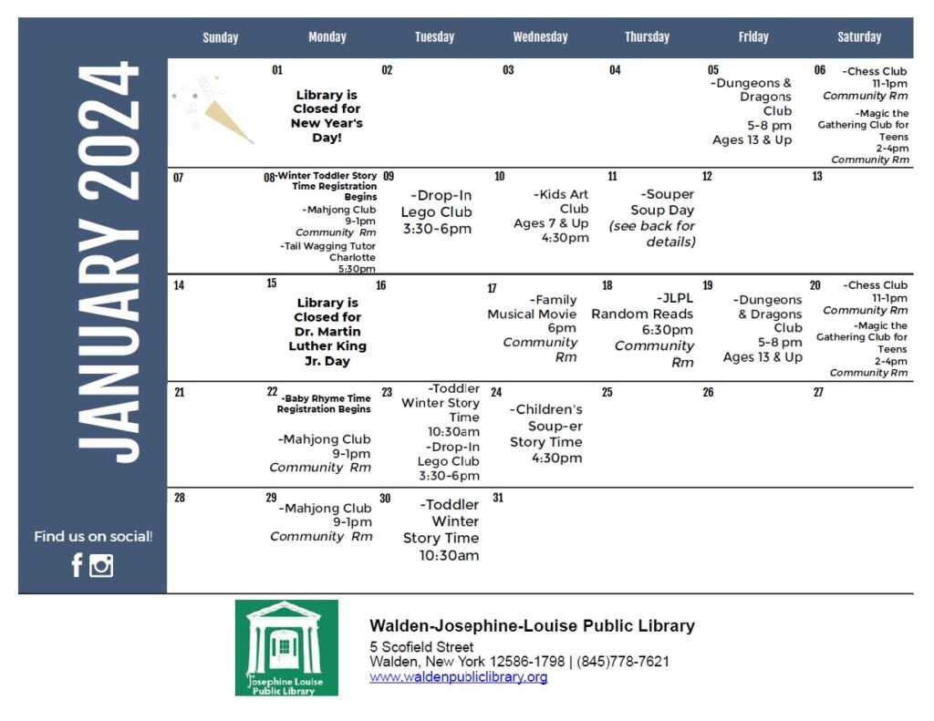 Walden Public Library | Josephine-Louise Public Library