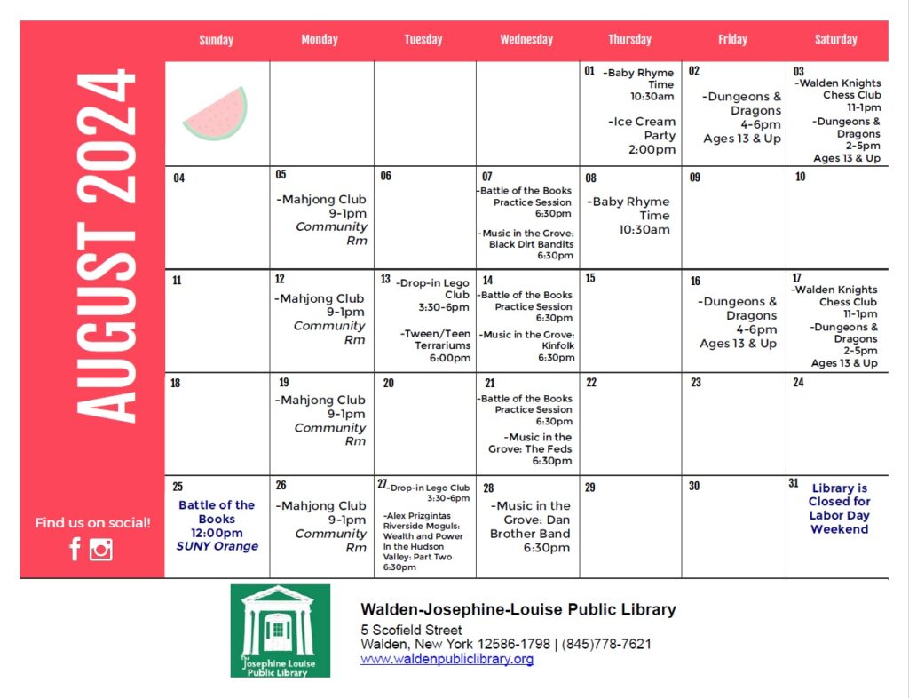 Walden Public Library | Josephine-Louise Public Library